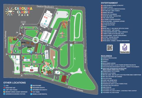 Map - Carolina Classic Fair